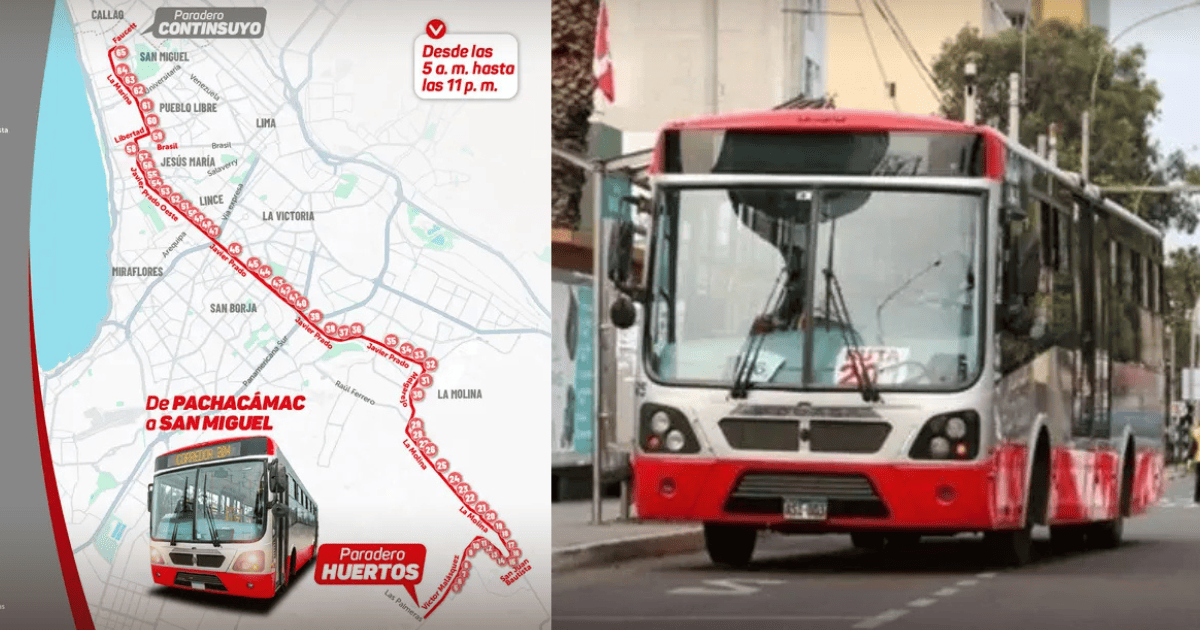Corredor Rojo amplía ruta hasta Manchay: tarifa, nuevos paraderos y más ...