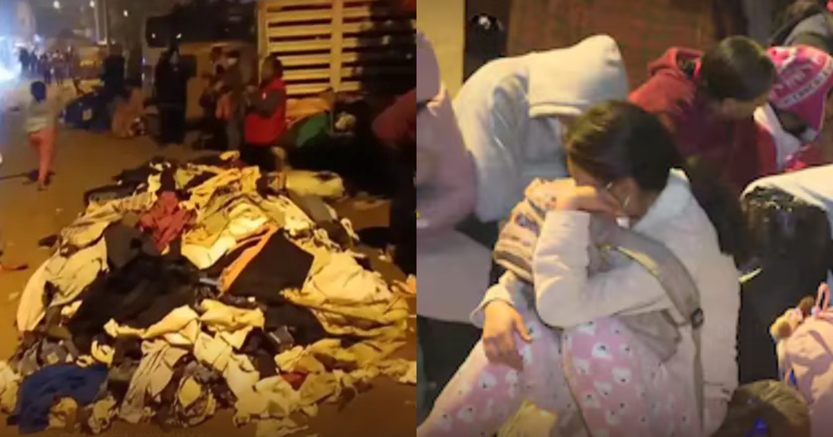 Tiktoker evidencia que la ropa donada a damnificados del incendio en ...