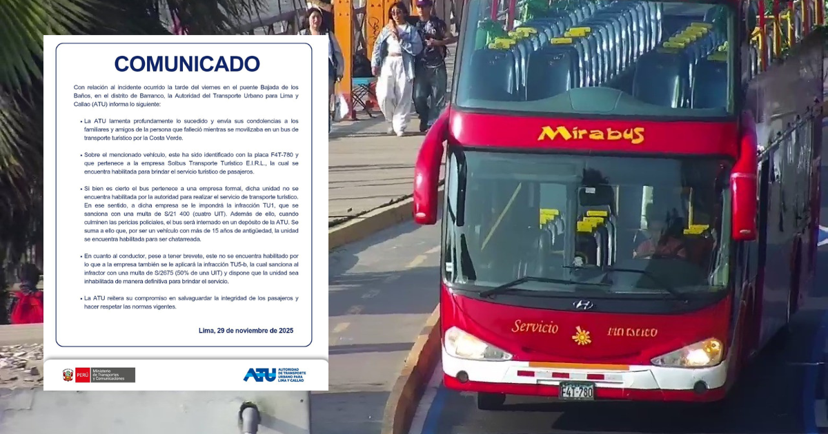 ATU toma RADICAL MEDIDA contra empresa 'turística' que trasladó a ...