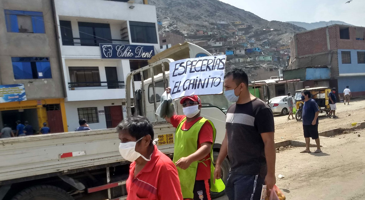 Comas: Gran afluencia de hombres se registró en mercado de Collique ...