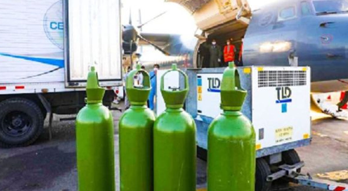 Coronavirus en Perú: llegan 40 tanques de oxígeno para el Hospital de ...