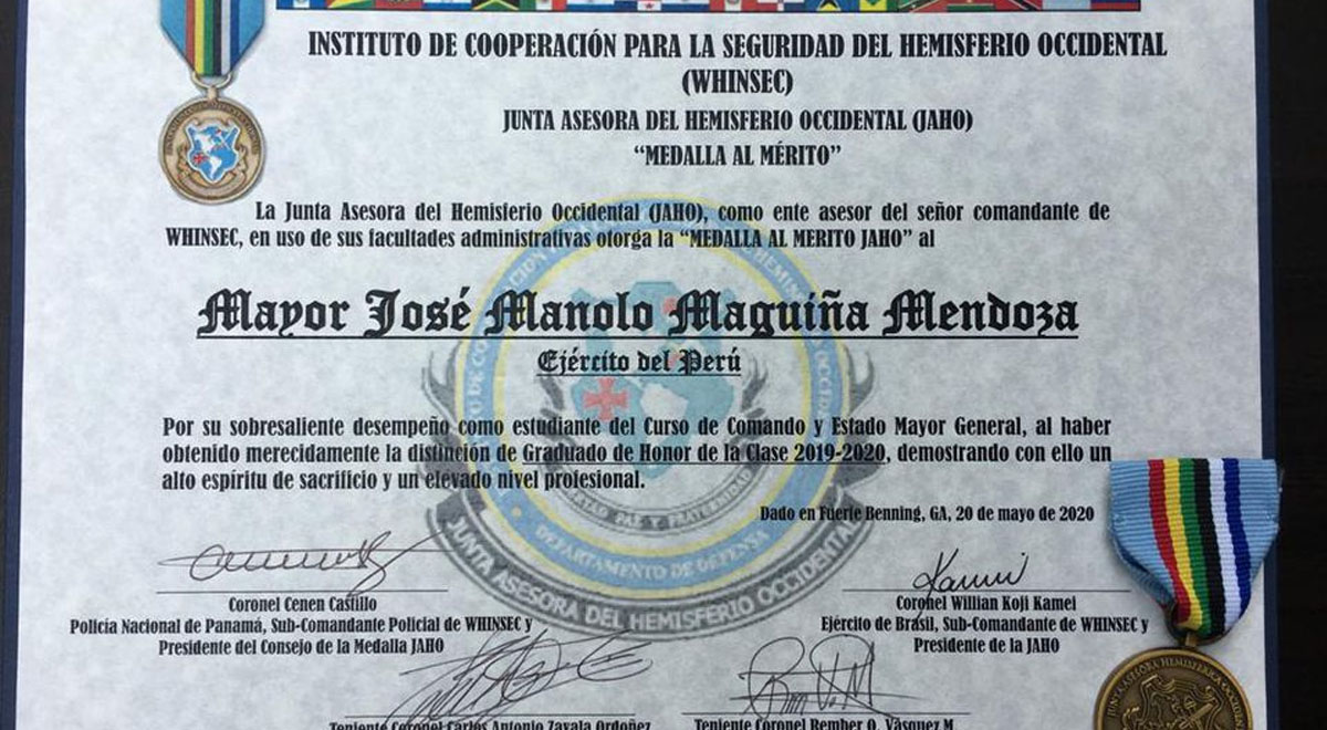 Ejército del Perú: Soldado peruana se lleva el primer puesto en ...