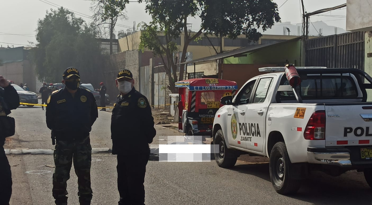 San Juan De Lurigancho Balacera Dejó A Un Presunto Delincuente Muerto