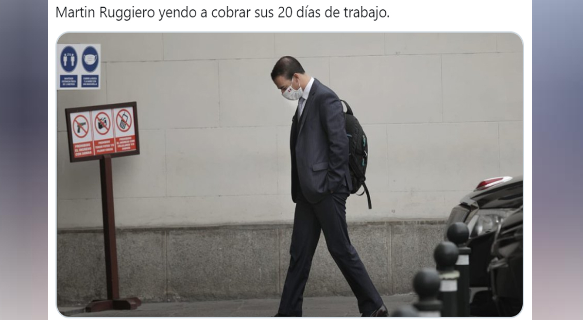 Martín Ruggiero es meme luego que el Congreso negó voto de confianza al ...