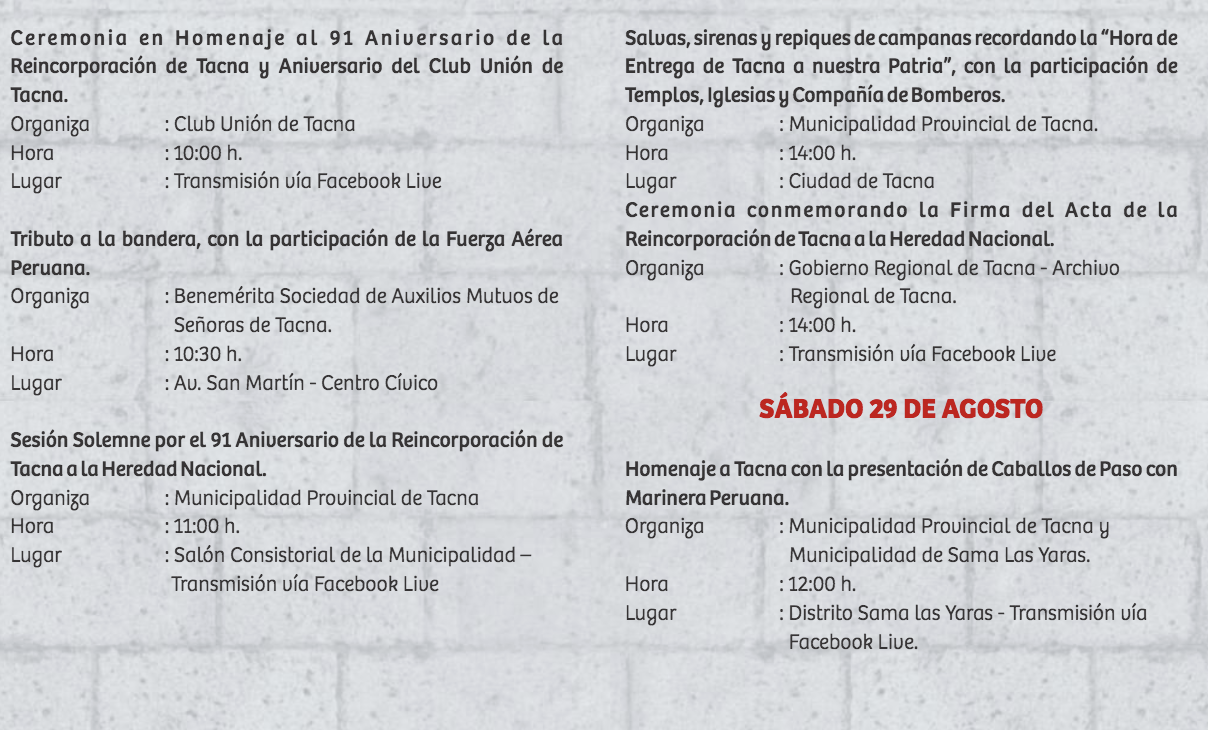 Reincorporación de Tacna al Perú: tratado de Ancón, tratado de Lima ... Reincorporación de Tacna al Perú: tratado de Ancón, tratado de Lima ...