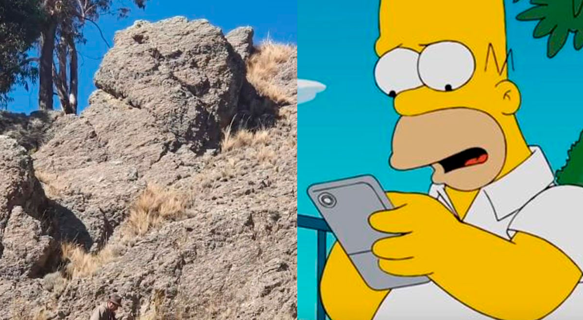 Facebook: Una piedra similar al rostro de Homero Simpson causa furor en ...