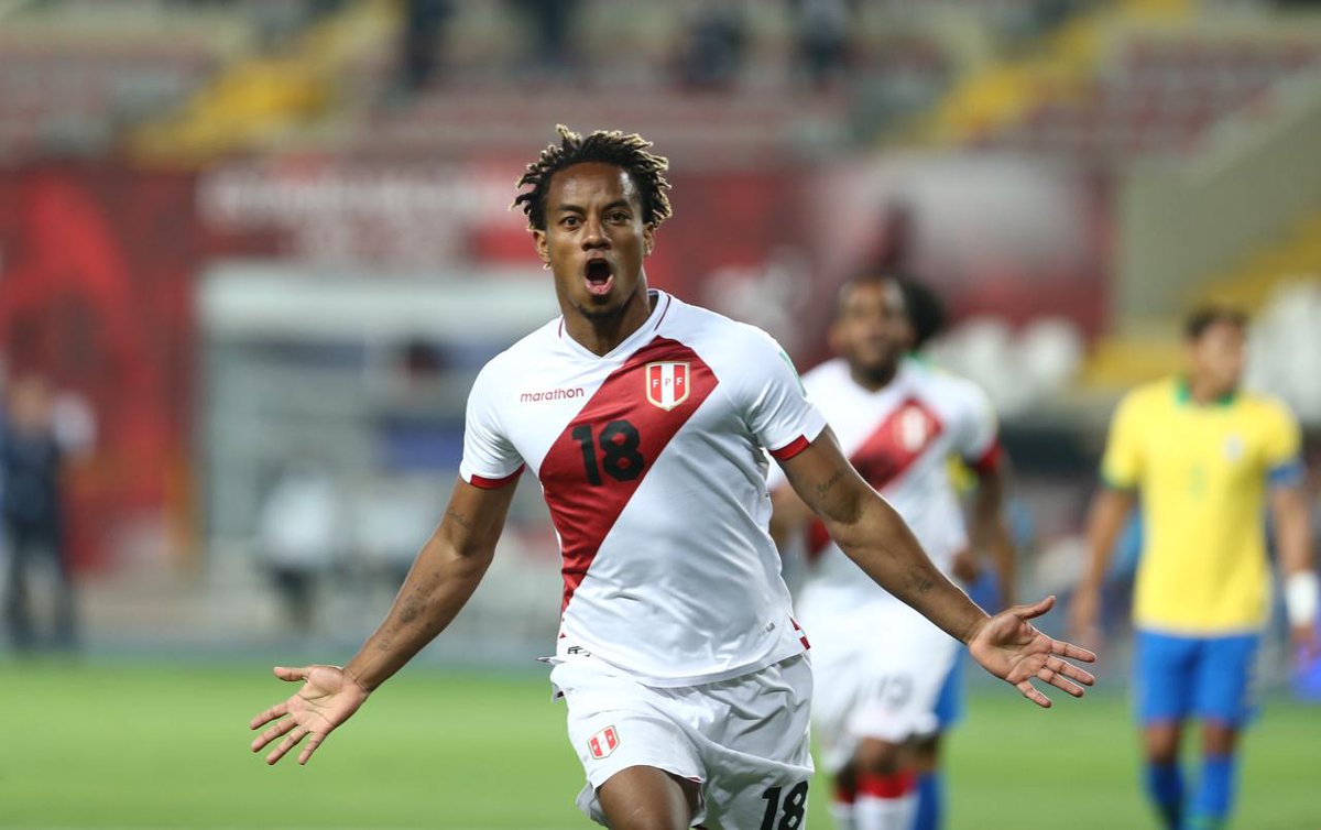 ¡Gol Peruano ! Andrés Carrillo anota 1 a 0 contra Brasil, qatar 2022 ...