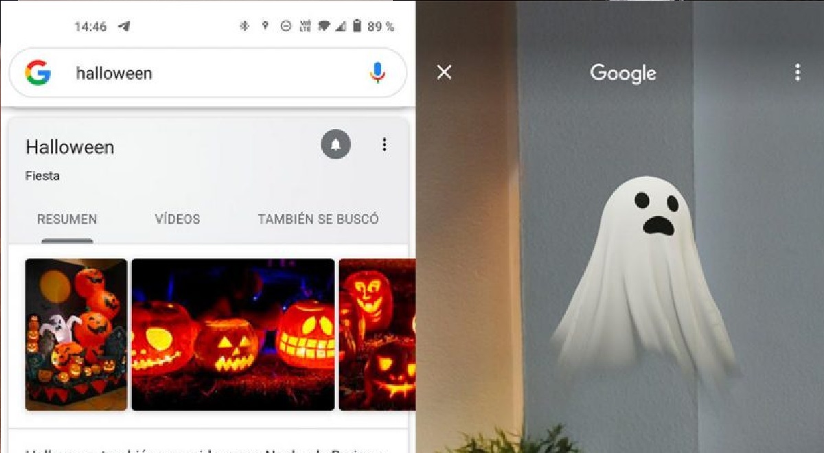 Halloween en pandemia: Truco de Google para "invocar" un fantasma 3D en ...