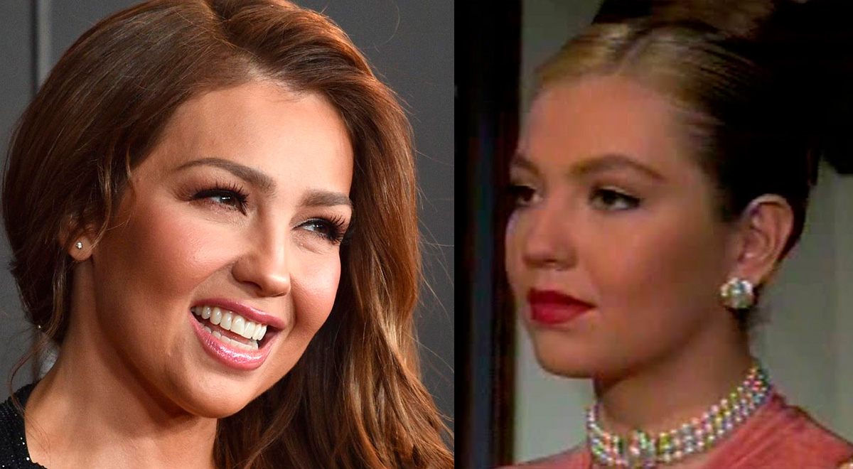 Thalía en TikTok sorprende al transformarse en Bella Aldama de Marimar ...