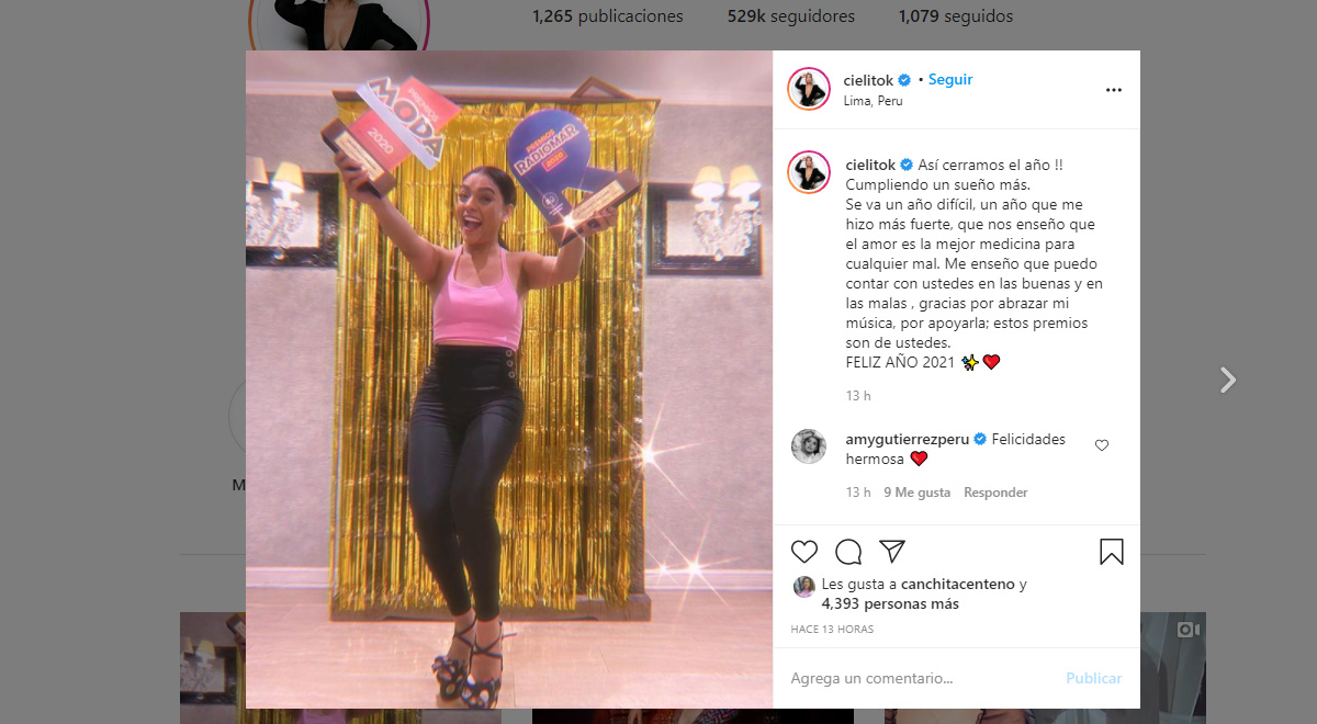 Cielo Torres tras ser consolidada como la mejor salsera peruana ...