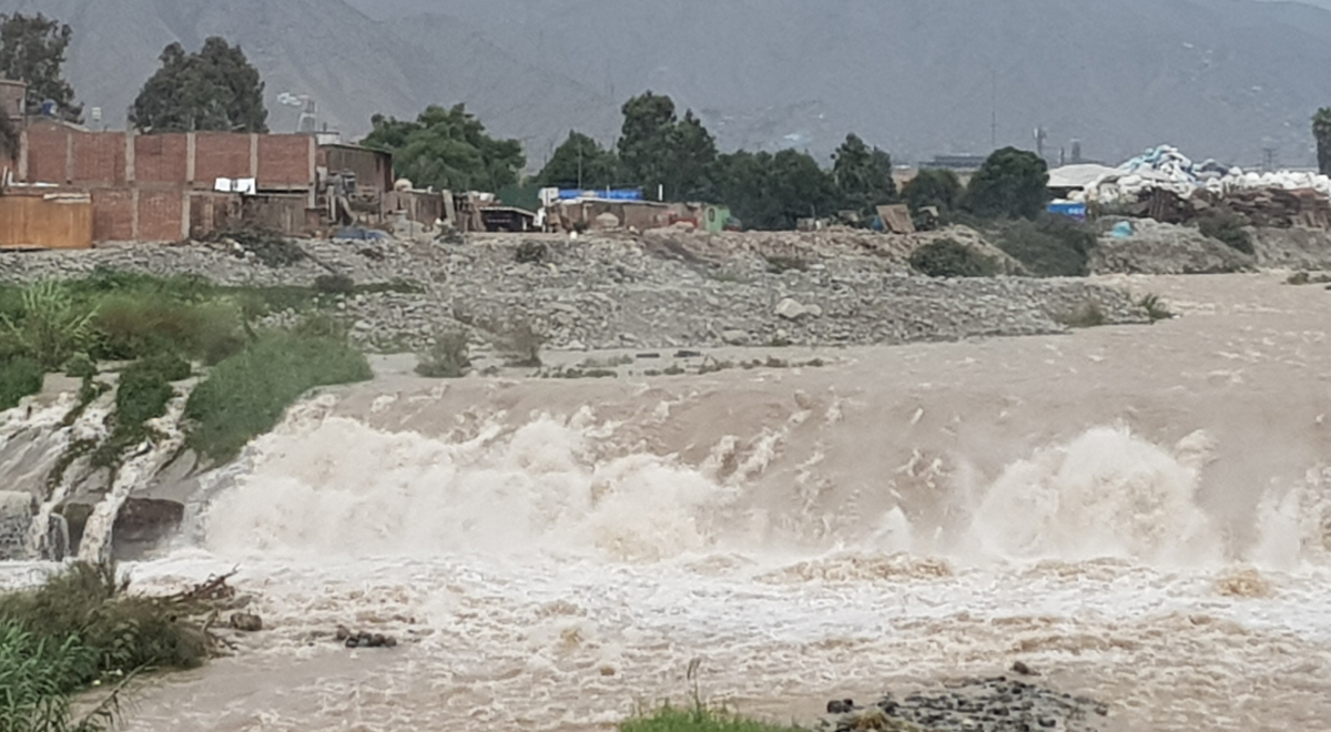 Senamhi Informó Que Hay Alerta Roja En El Río Rímac Ante Incremento Del