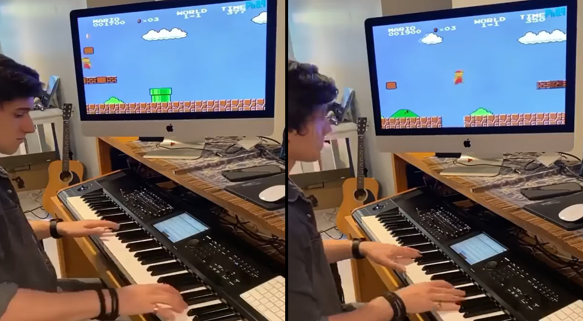 Facebook viral: interpreta música del juego Super Mario Bros y se roba ...