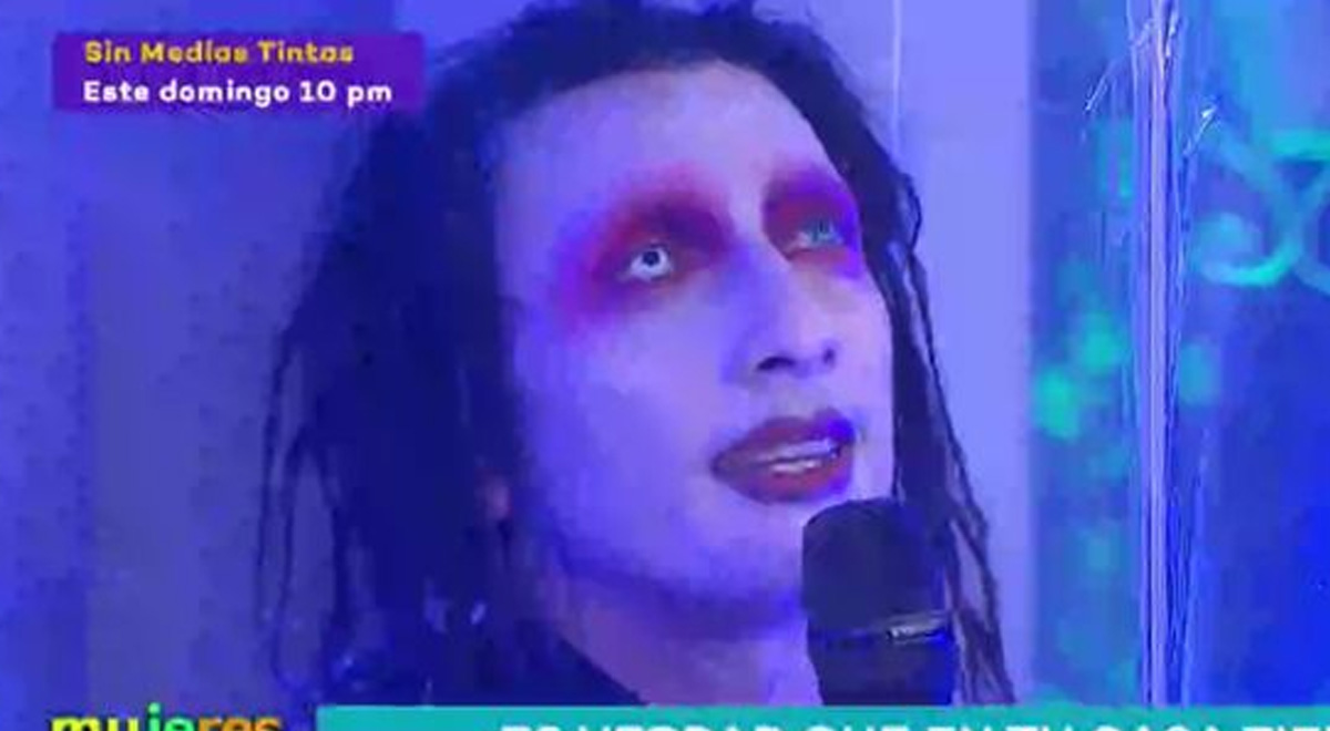 Yo Soy: ‘Marilyn Manson’ se quiebra al recibir mensaje de su abuelo de ...