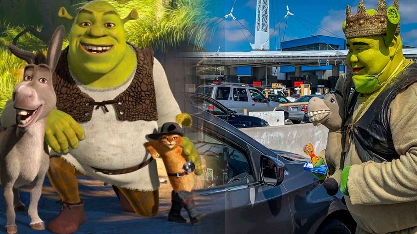 Estados Unidos: Shrek de Tijuana de México que trabaja en las calles ...