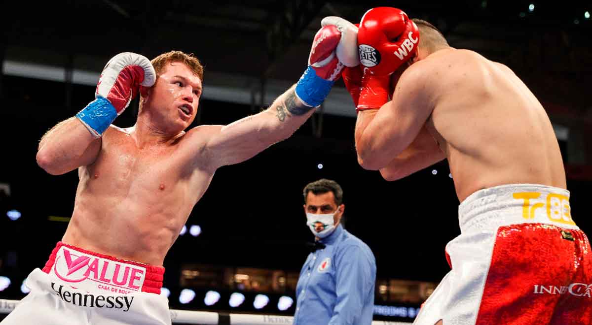 Canelo Álvarez vs. Yildirim: brutal puñetazo de Canelo al turco que le ...