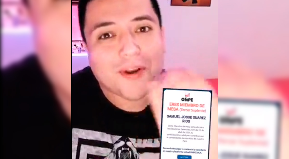 Samuel Suárez Instagram: revela que le tocó ser miembro de mesa de las ...