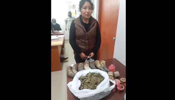 Cusco Mujer Intentó Ingresar Al Penal Marihuana Camuflada En Cuernos De Toro Delito Centro