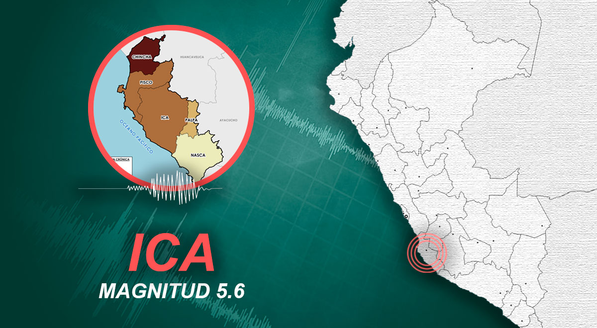 Fuerte sismo de magnitud 5.6 en Ica se sintió hasta Lima la mañana de ...