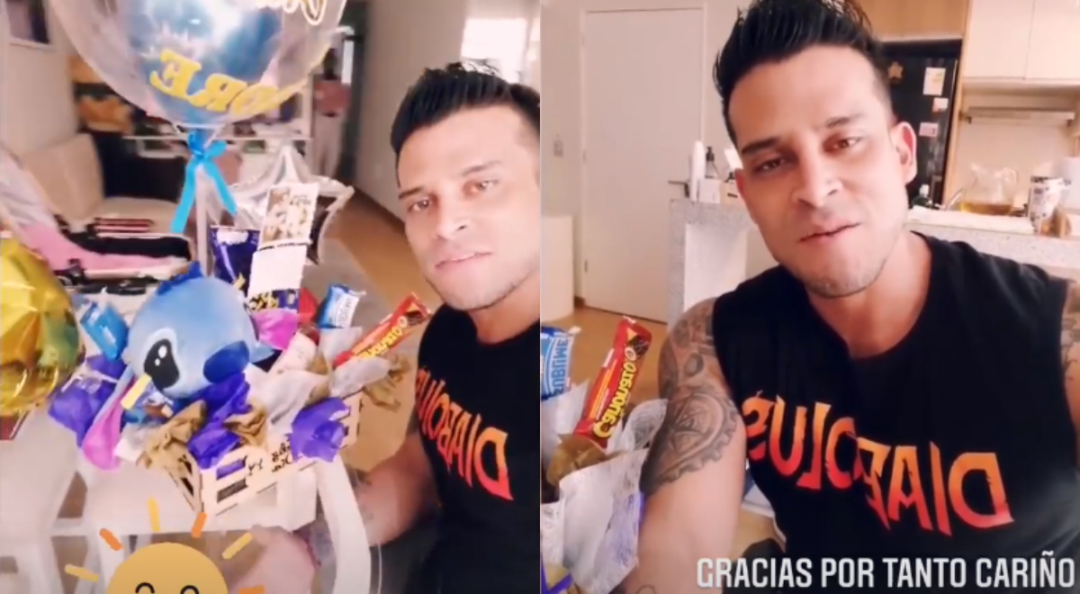 Christian Domínguez Instagram regresa a Perú y se emociona con regalo ...