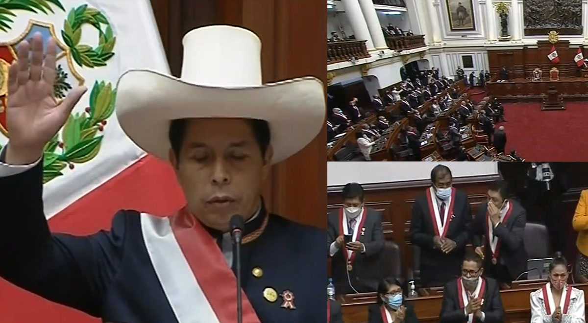 Pedro Castillo Termina Su Mensaje A La Nación Y Congresistas