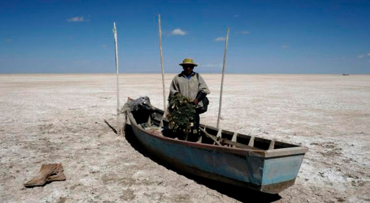 Bolivia: Lago Poopó, uno de los lagos más grandes de Sudamérica, se ...