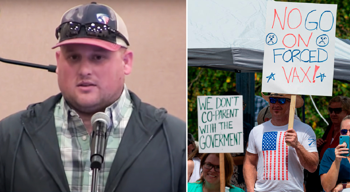 Coronavirus en Estados Unidos: Caleb Wallace líder de protestas contra ...