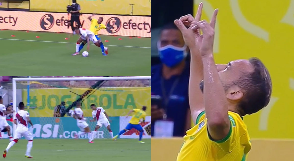 Perú Vs Brasil Anderson Santamaría Blooper Para Gol Brasileño 1 0 De