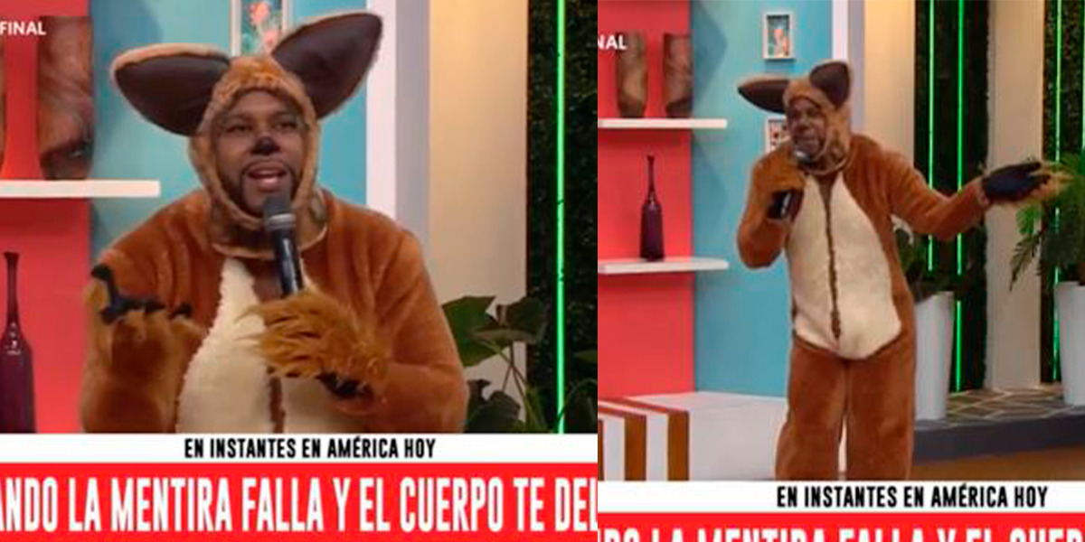 Giselo se caracteriza de zorrito Run Run: “Ya aparecí”, américa hoy ...