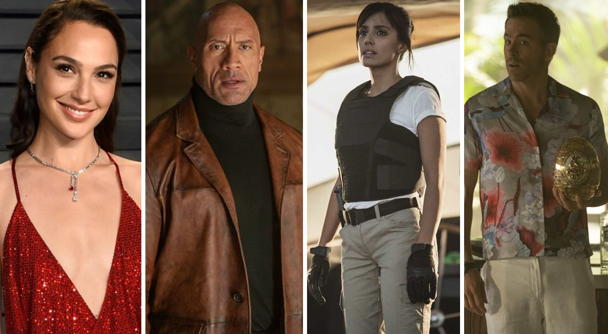 Alerta Roja película Netflix: quién es quién, Dwayne Johnson, Gal Gadot ...