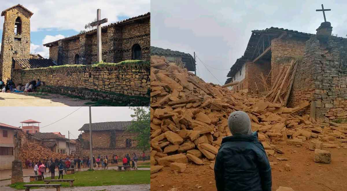 Terremoto en Amazonas: Iglesia La Jalca Grande, en Chachapoyas, se vino ...