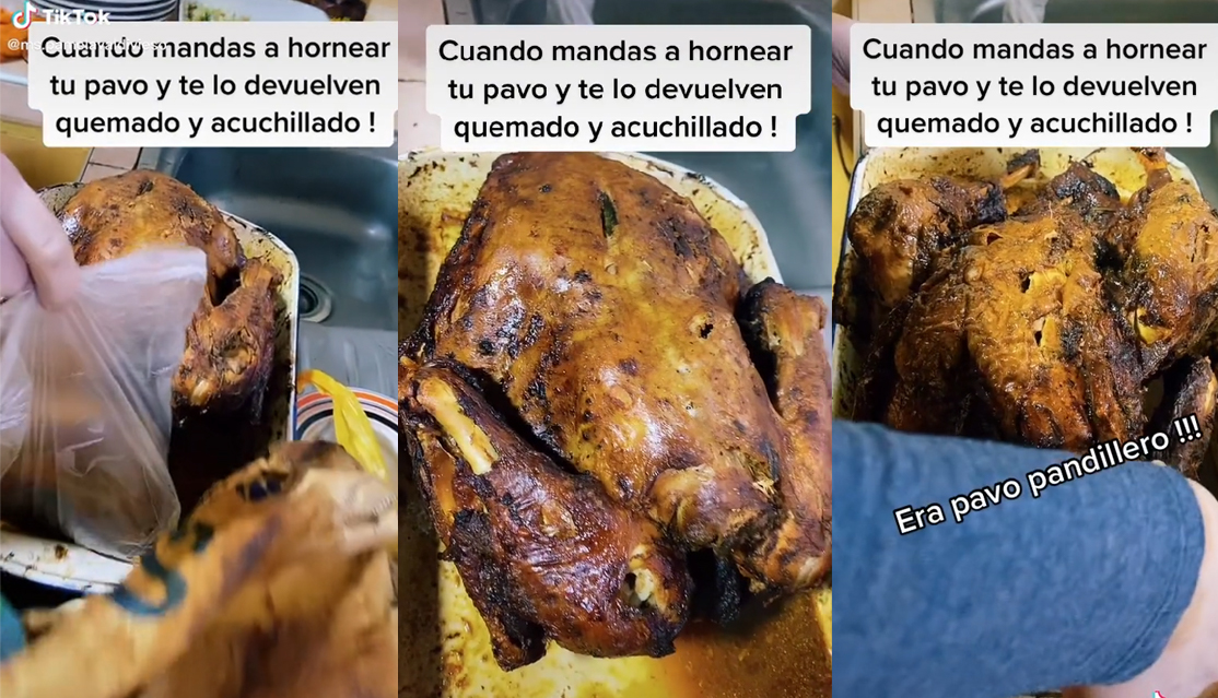 TikTok video viral: familia peruana manda a hornear su pavo y se lo ...