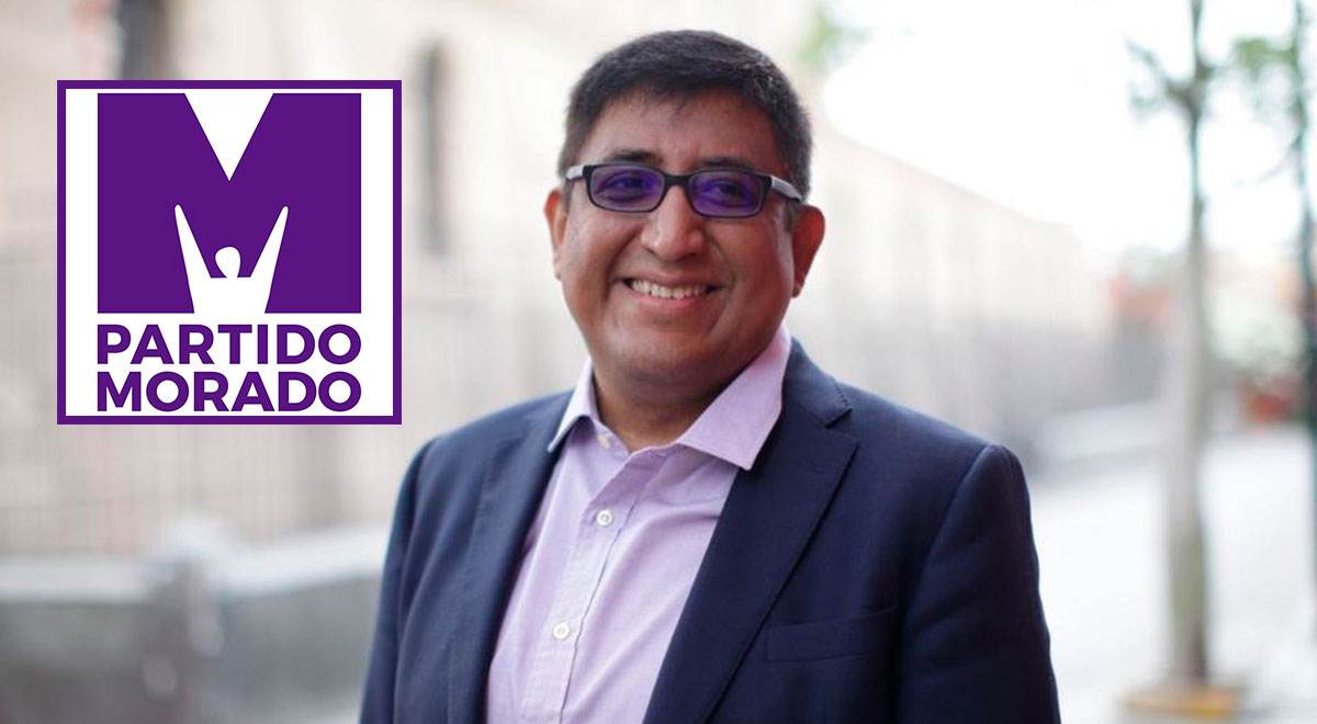 Luis Durán es elegido como nuevo presidente del Partido Morado | El Popular