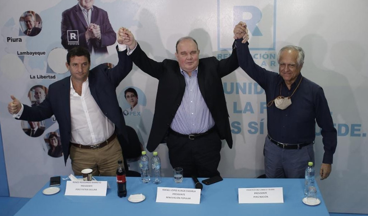 Rafael López Aliaga líder de Renovación Popular forma alianza con partidos de Rafael Santos y ...