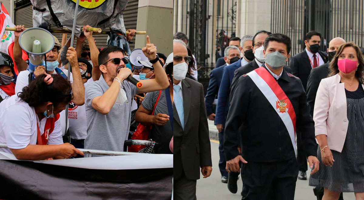 Pedro Castillo es abucheado a su salida del Congreso, "Fuera Castillo ...