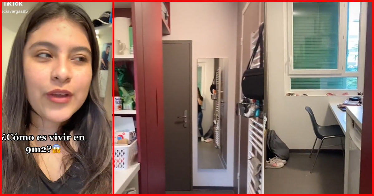 Tiktok Viral: Joven mexicana es viral al mostrar como vive en un mini depa de 9 metros cuadrados ...
