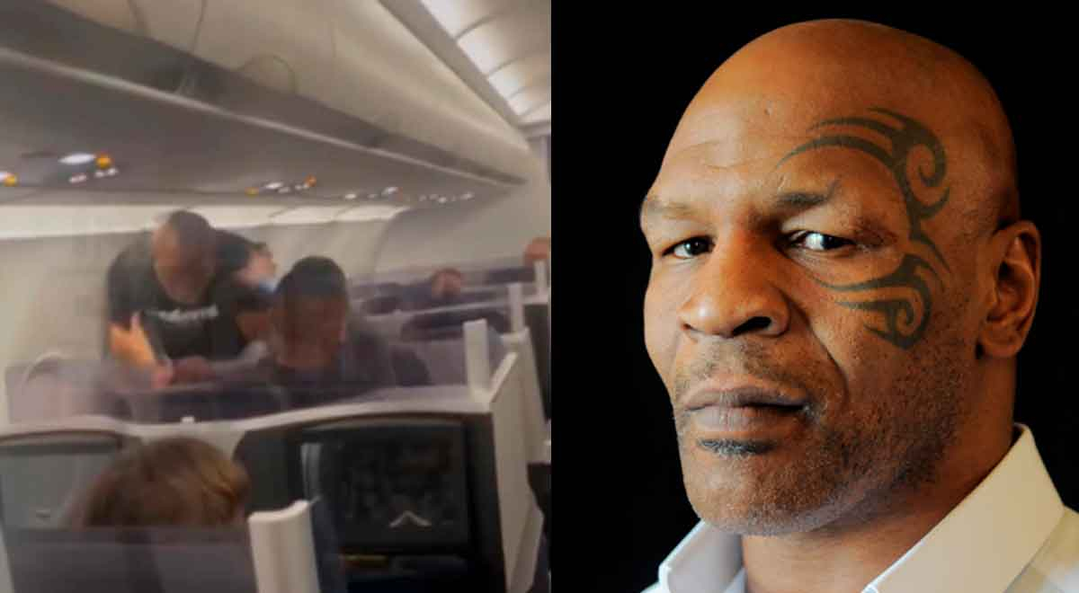 Mike Tyson Video Viral Le Pega A Un Pasajero En Un Avión En Estados