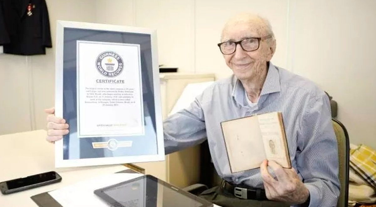 Brasil: Walter Orthmann ganador del Récord Guinness como el empleado ...