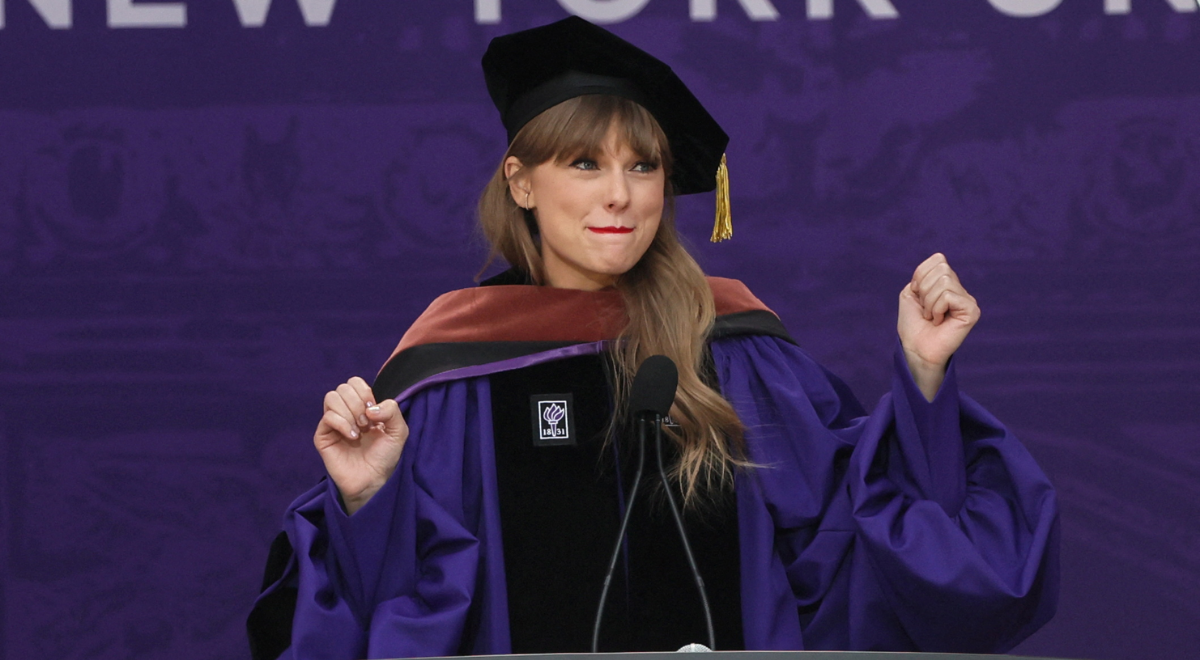 Taylor Swift en Instagram recibe doctorado honorífico en la Universidad ...