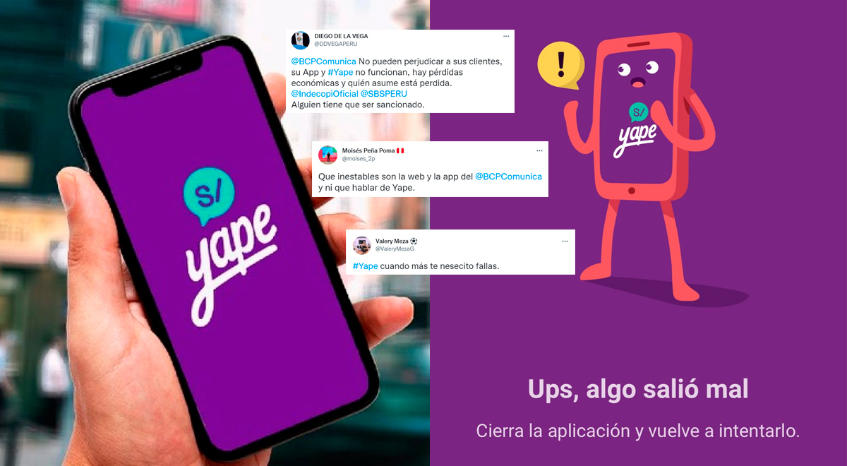 Twitter viral: Usuarios reportan la caída de Yape y la app de BCP: “No pueden perjudicar a sus ...