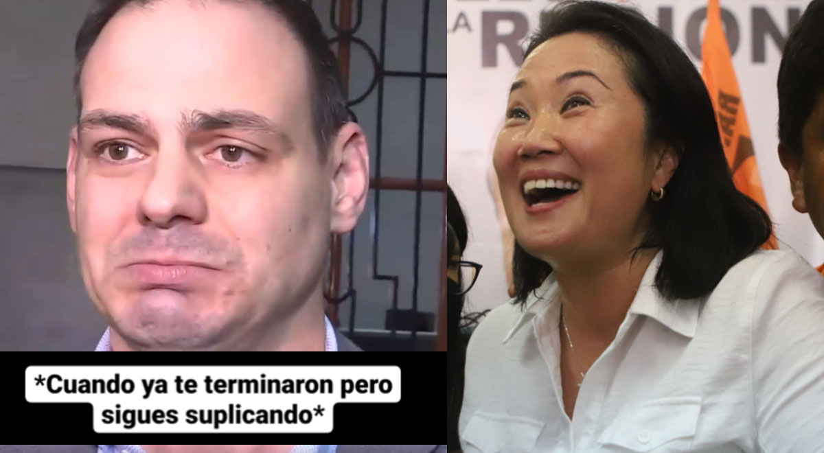 Keiko Fujimori: Mark Vito rompió en llanto por su esposa en la calle ...