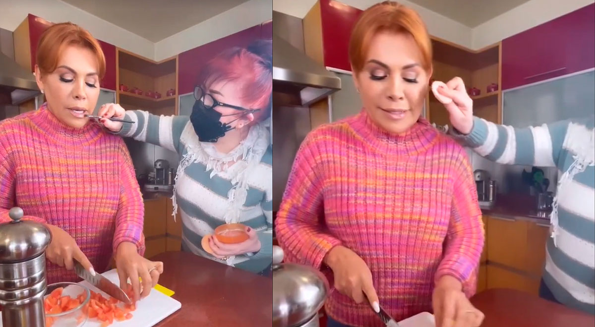Magaly Medina Instagram Viral sorprende al cocinar mientras la ...