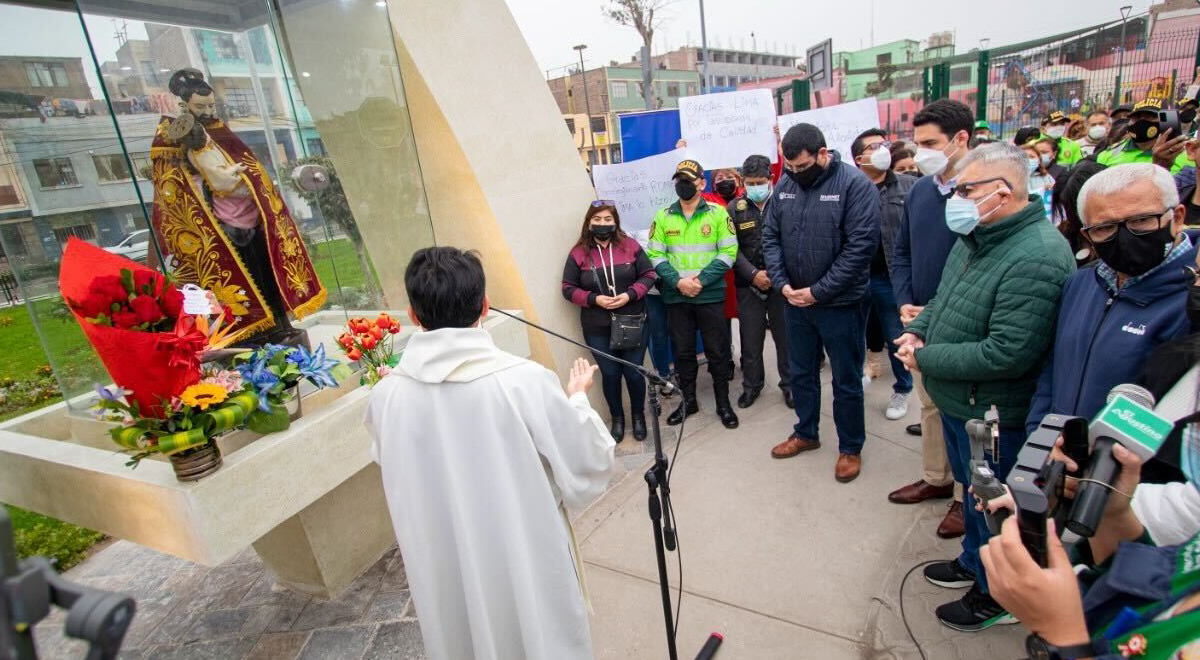 El Agustino: inauguran moderno parque, pistas y veredas en el distrito ...