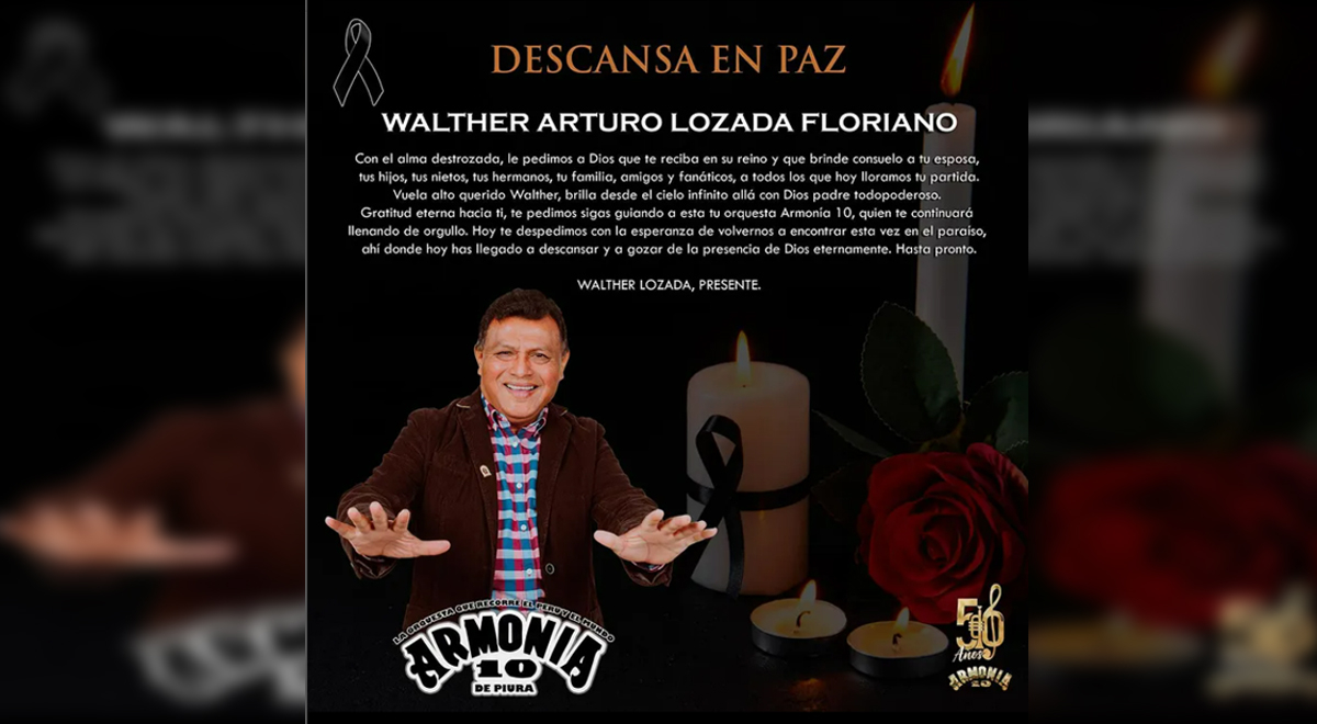 Armonía 10: Cuerpo de Walter Lozada es llevado al Huaralino antes de ...