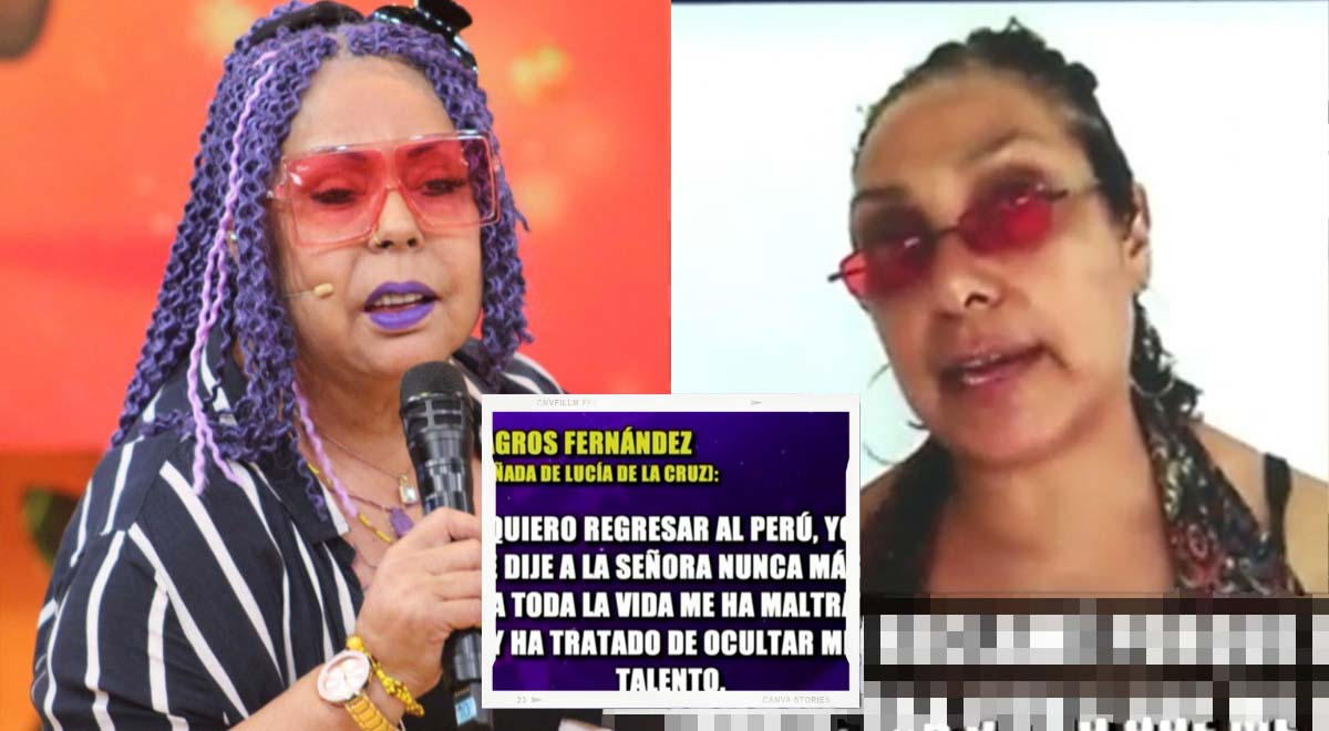 Lucía de La Cruz: Coristas acusan a la cantante de haberlas dejado ...