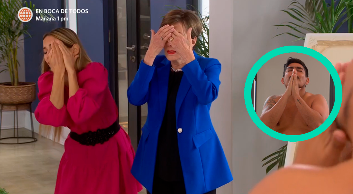 Joel Gonzales se muestra como lo trajeron al mundo ante Macarena y Francesca; video | El Popular