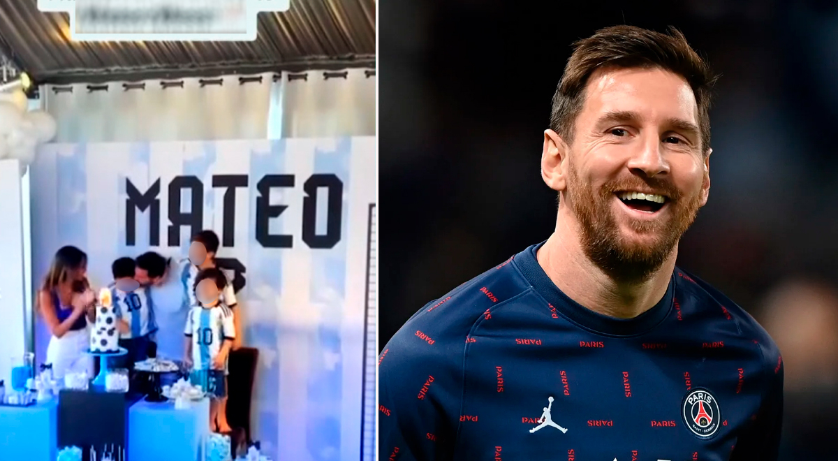 Lionel Messi sorprende al realizar pequeña fiesta a su hijo pese a ser ...