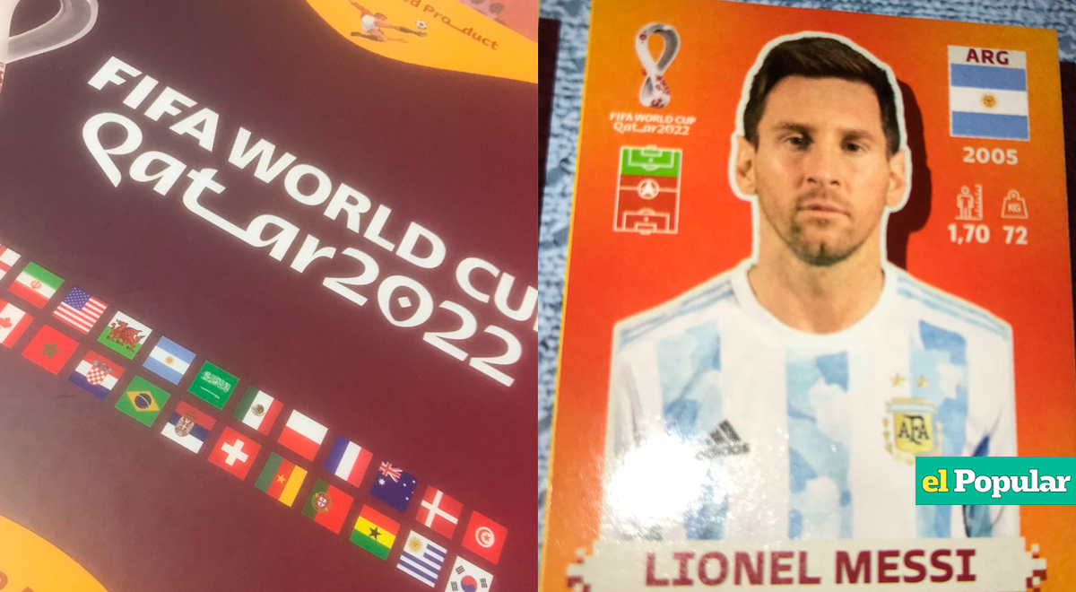 Álbum Panini Mundial Qatar 2022: revendedores venden figurita de Lionel ...