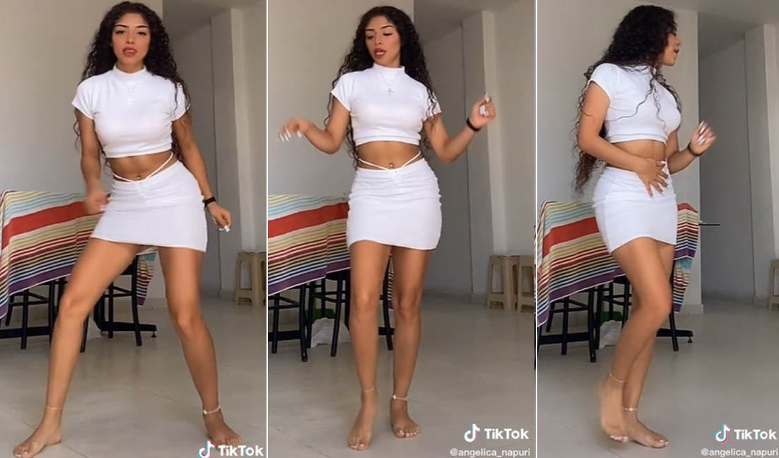 TikTok viral: Peruana da ‘cátedra’ de baile al ritmo de salsa y su singular coreografía la rompe ...