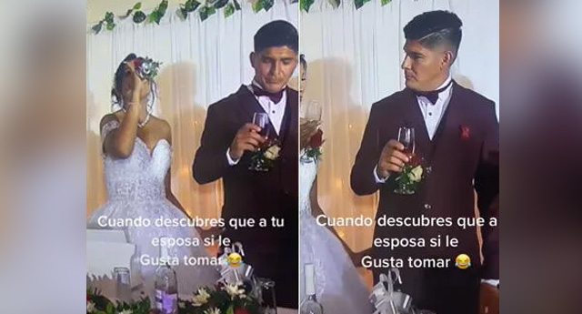 Tiktok viral México: Joven se entera en plena boda que a su pareja le gusta beber y tiene ...