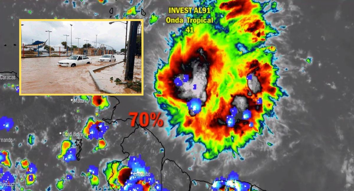 Onda Tropical 41 en Venezuela tiene 70% de probabilidad de convertirse ...